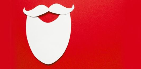 Easy Christmas Craft for Kids- Santa Beard